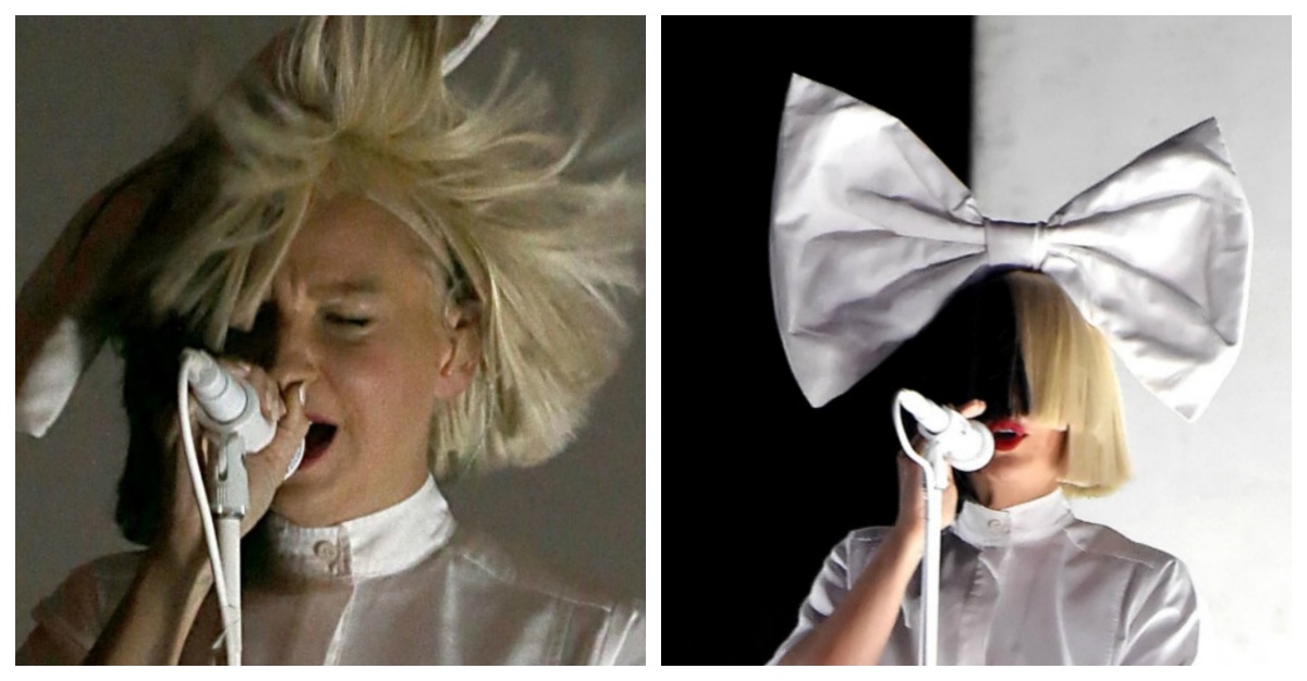 Viento Deja Expuesto El Rostro De Sia En Un Concierto | Tronya